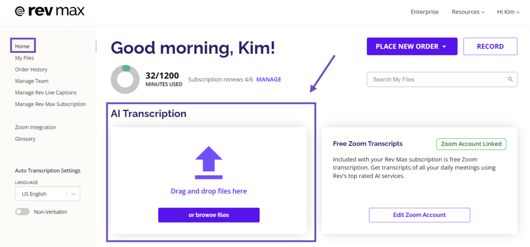 Rev Max: Getting Started Guide – Rev.com Help Center