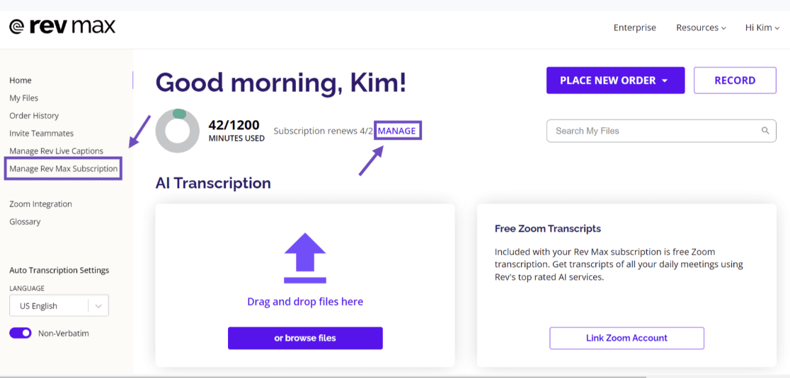 Rev Max: Getting Started Guide – Rev.com Help Center