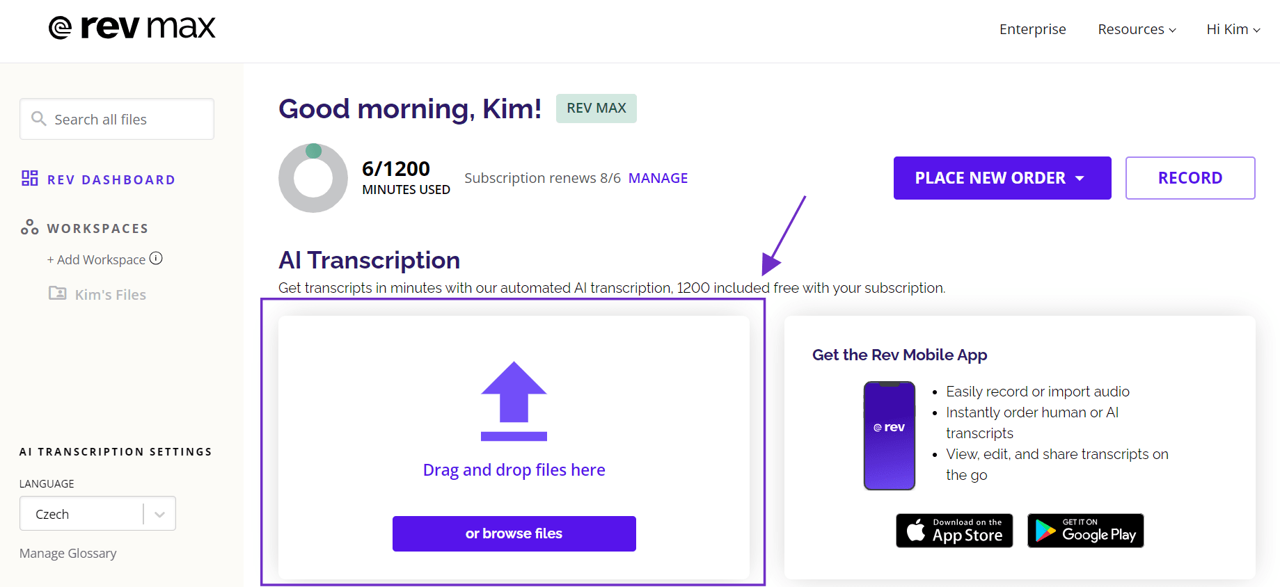 Rev Max: Getting Started Guide – Rev.com Help Center