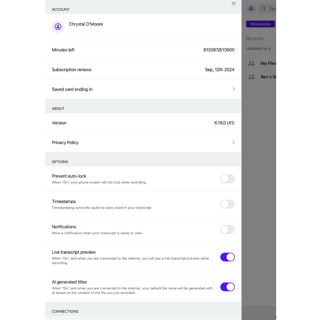 Mobile App – Rev.com Help Center