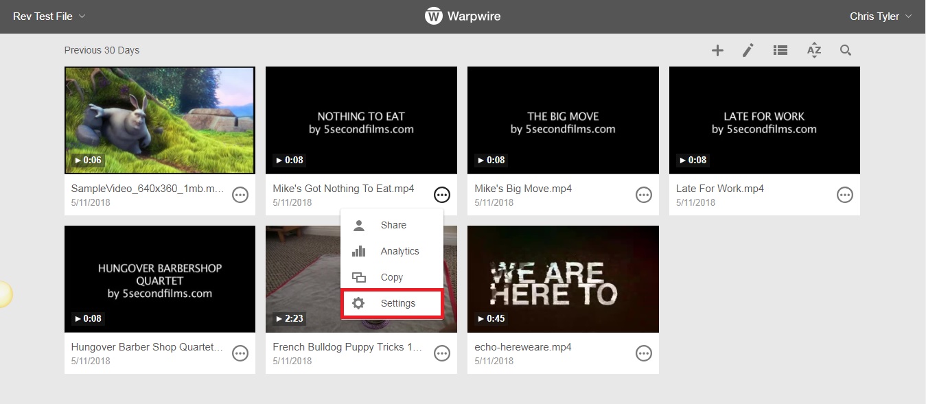 Warpwire : Placing Orders Using the Warpwire / Rev Integration – Rev.com Help Center – Rev.com ...