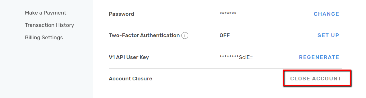 Close Account – Rev.com Help Center