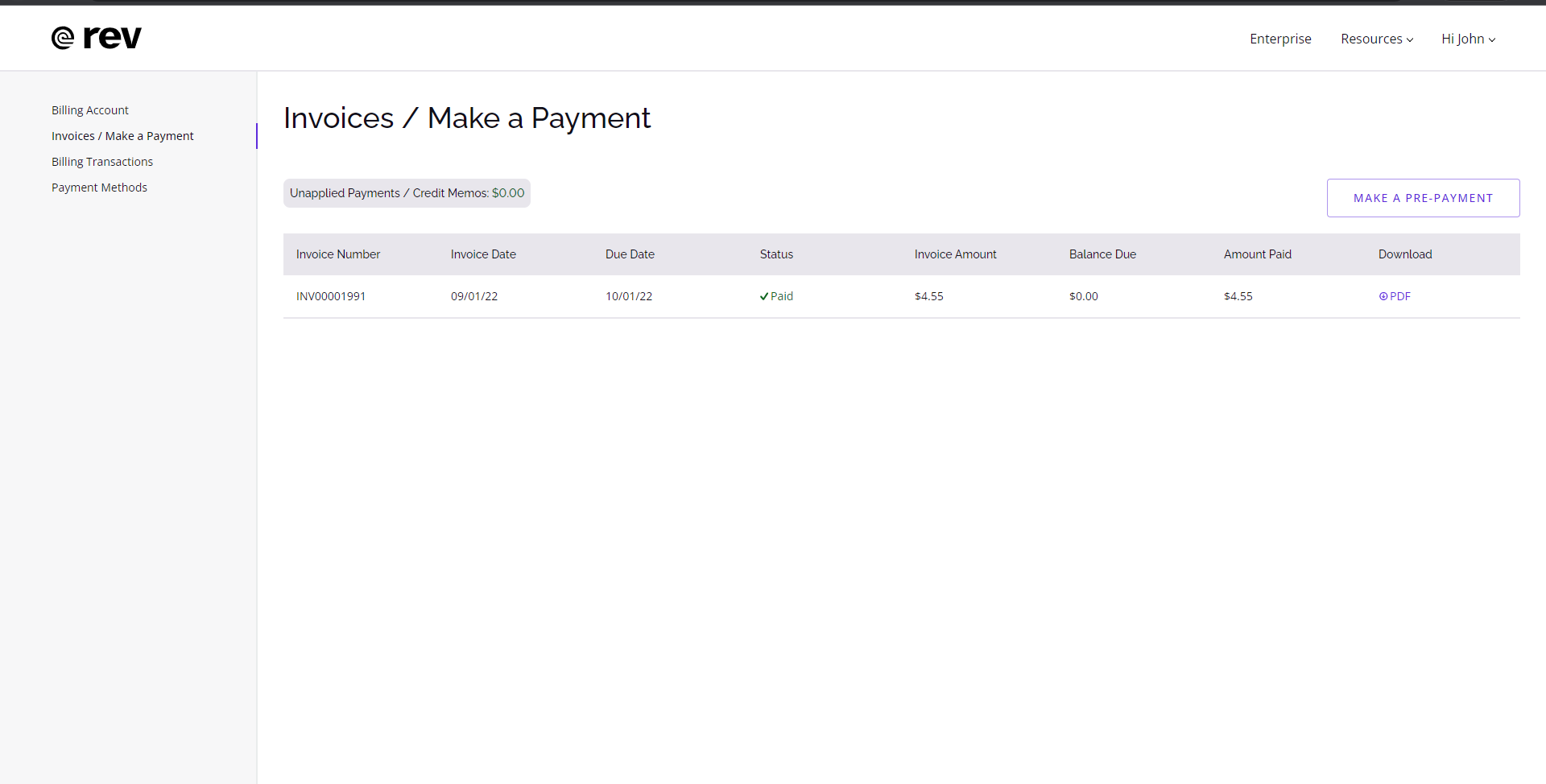 Billing Portal FAQ Rev Help Center